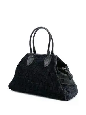 Fendi Zucca Velvet Handbag