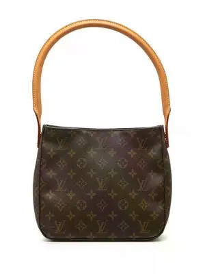 LOUIS VUITTON Monogram Looping Mm Shoulder Bag - Brown