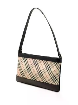 Burberry Nova Check Canvas Shoulder Bag