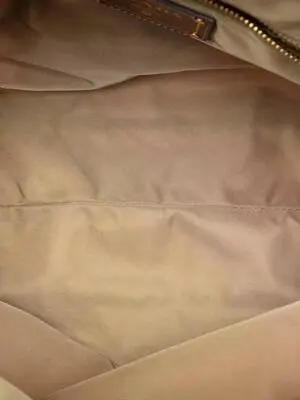 Prada Saffiano Trimmed Tessuto Open Tote Bag