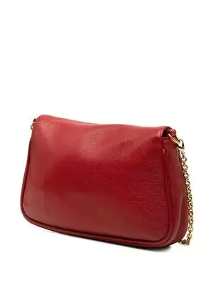Fendi Leather Pochette Crossbody Bag