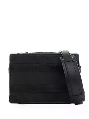 LOUIS VUITTON Monogram Taurillon Soft Trunk Crossbody Bag - Black