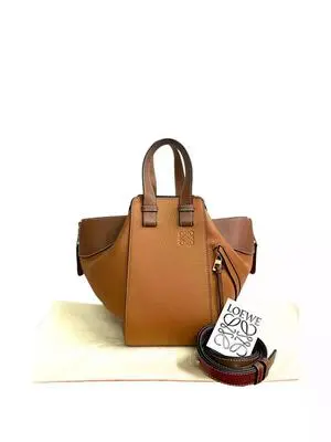 Loewe Bicolor Leather Hammock Satchel