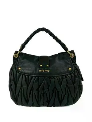Miu Miu Matelassé Nappa Coffer Satchel