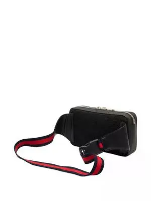 Gucci Gg Supreme Web Belt Bag - Black