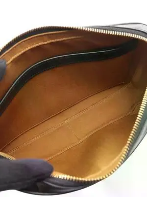 Celine Medium Triomphe Coated Canvas Logo Crossbody Bag