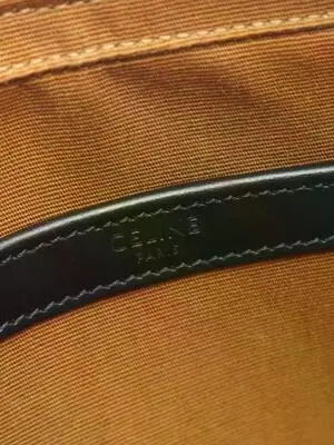 Celine Medium Triomphe Coated Canvas Logo Crossbody Bag