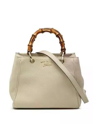 Gucci Mini Bamboo Shopper Satchel - Brown