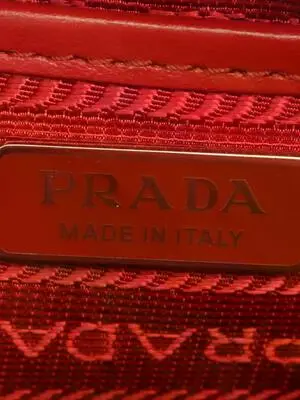 Prada Diagramme Leather Backpack
