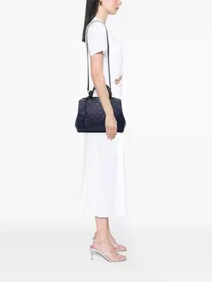LOUIS VUITTON Empreinte Montaigne Mm Satchel - Blue