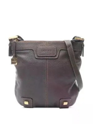 Loewe Leather Crossbody Bag - Brown