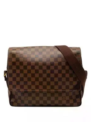 LOUIS VUITTON Damier Ebene Shelton Mm Crossbody Bag - Brown
