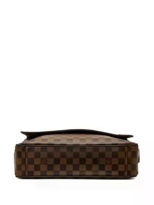 LOUIS VUITTON Damier Ebene Shelton Mm Crossbody Bag