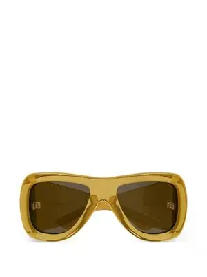 Saint Laurent Howl Oversized Sunglasses - Neutrals