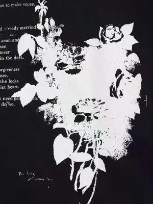 ANN DEMEULEMEESTER Tie-detail T-shirt