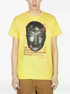 DTF.NYC 15 Monkeys Graphic-print T-shirt - Yellow