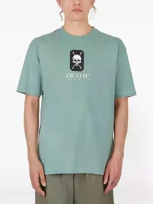 DEATH CIGARETTES Skull-graphic T-shirt