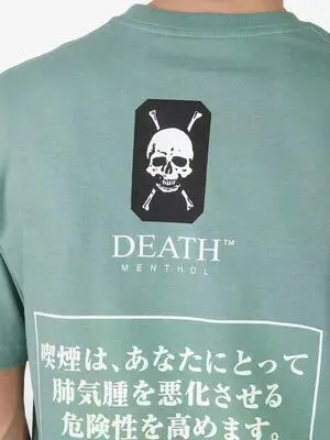 DEATH CIGARETTES Skull-graphic T-shirt