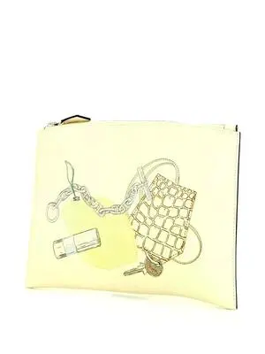 Hermès Graphic Print Pouch