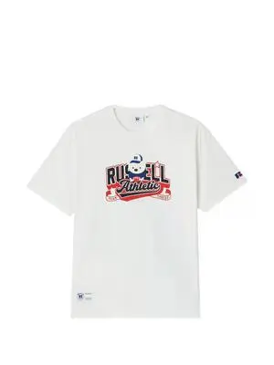 CHOCOOLATE Graphic-print Cotton T-shirt - White
