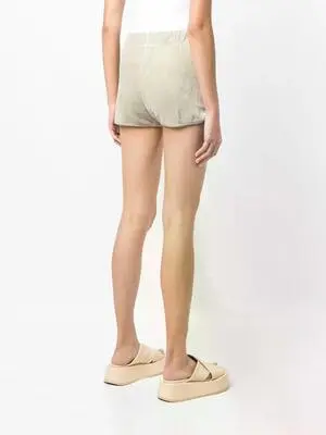 Fear Of God Logo Patch Velour Shorts