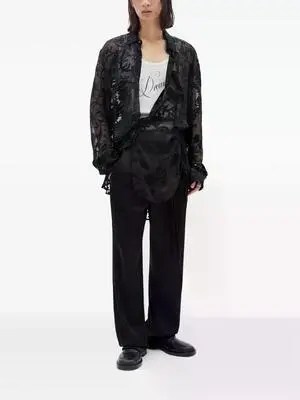 ANN DEMEULEMEESTER Mark Floral Pocket Shirt