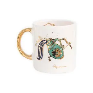 SHERIE BOUTIK Zodiac Sign Mug Aquarius Sb X Wb - Yellow