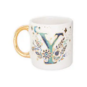 SHERIE BOUTIK Y Alphabet Mug Collection Sb X Wb - Yellow