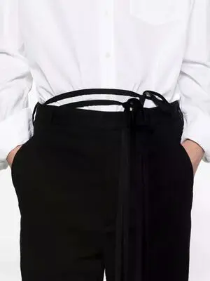 ANN DEMEULEMEESTER Drawstring-side Trousers