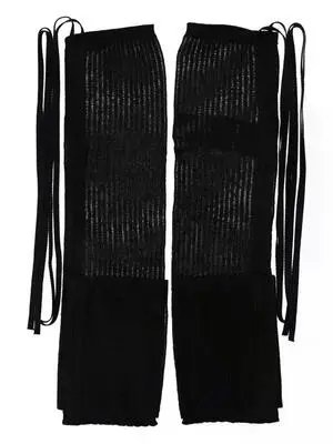 ANN DEMEULEMEESTER Ribbed Leg Warmers