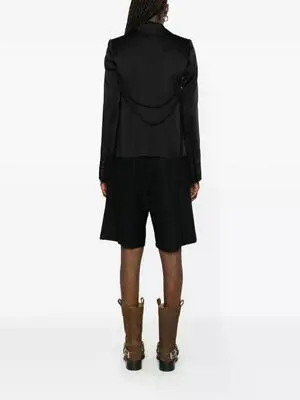 ANN DEMEULEMEESTER Lexa Raw-edge Strap Detail Jacket