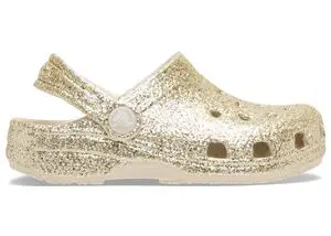 CROCS Classic Chunky Glitter Clog - Sandstone