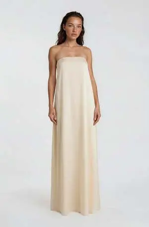 MandiBreeze Lovisa Strapless Silk Maxi Dress