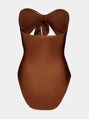Zimmermann Aster Swimsuit - Brown