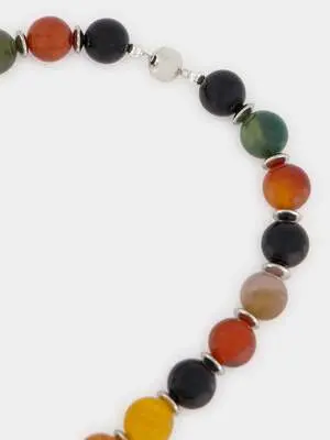 JULIETTA Mavis Agate Beaded Necklace - Multicolour