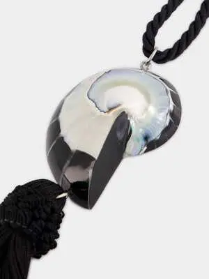 JULIETTA Nautilus Shell Tassel Necklace