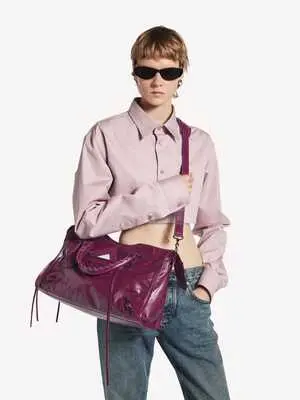 Balenciaga Le City Medium Leather Bag