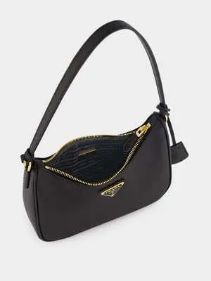 Prada Re-edition 2005 Mini Bag In Saffiano Leather - Black