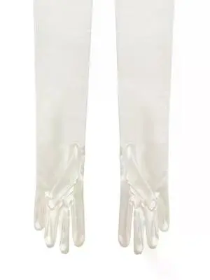 ROOM76 Opera Satin-finish Gloves - White