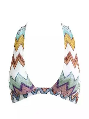 Missoni Zigzag-knit Bikini - White