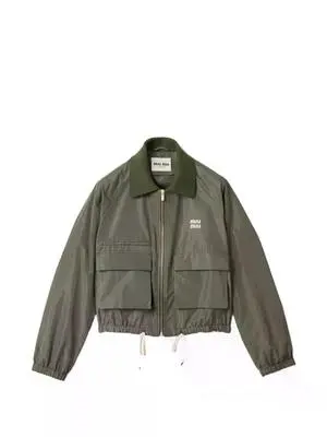Miu Miu Technical Fabric Blouson Jacket