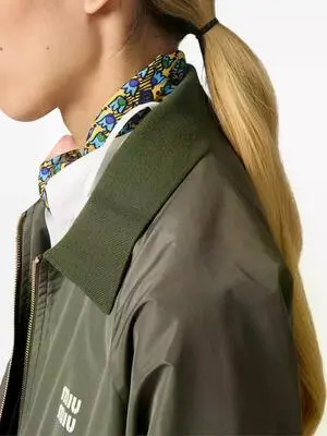 Miu Miu Technical Fabric Blouson Jacket
