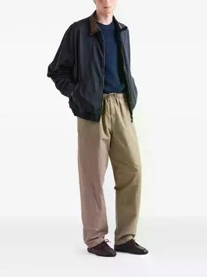Prada Cotton Crew Neck Sweater