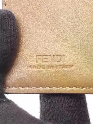 Fendi 2010-2026 Zucca Baguette Trifold Wallet Small Wallets