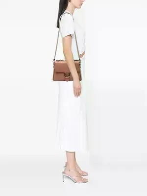 Gucci Small Calfskin Leather Interlocking G Satchel - Pink