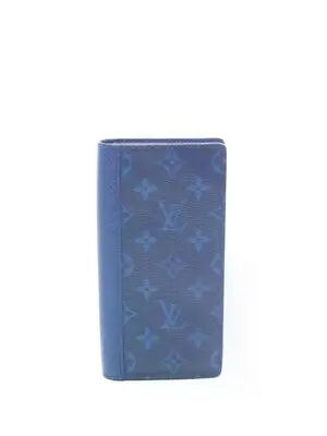 LOUIS VUITTON 2019 Taigarama Brazza Wallet Long Wallets - Blue