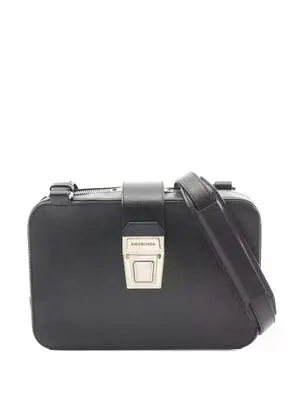 Balenciaga Leather Tuck Lock Shoulder Bag