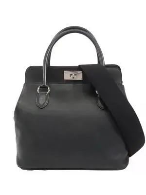 Hermès 2011 Swift Toolbox 26 Satchel - Black