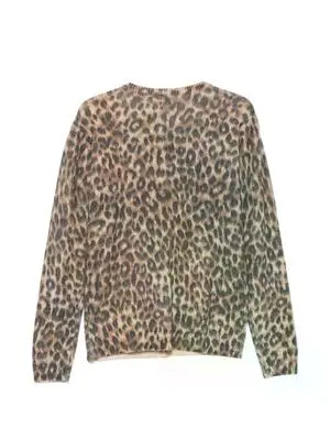 Barbara Bui Leopard Print Cardigan