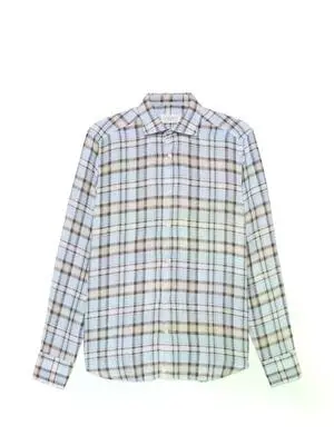 TINTORIA MATTEI 954 Plaid Long-sleeve Shirt